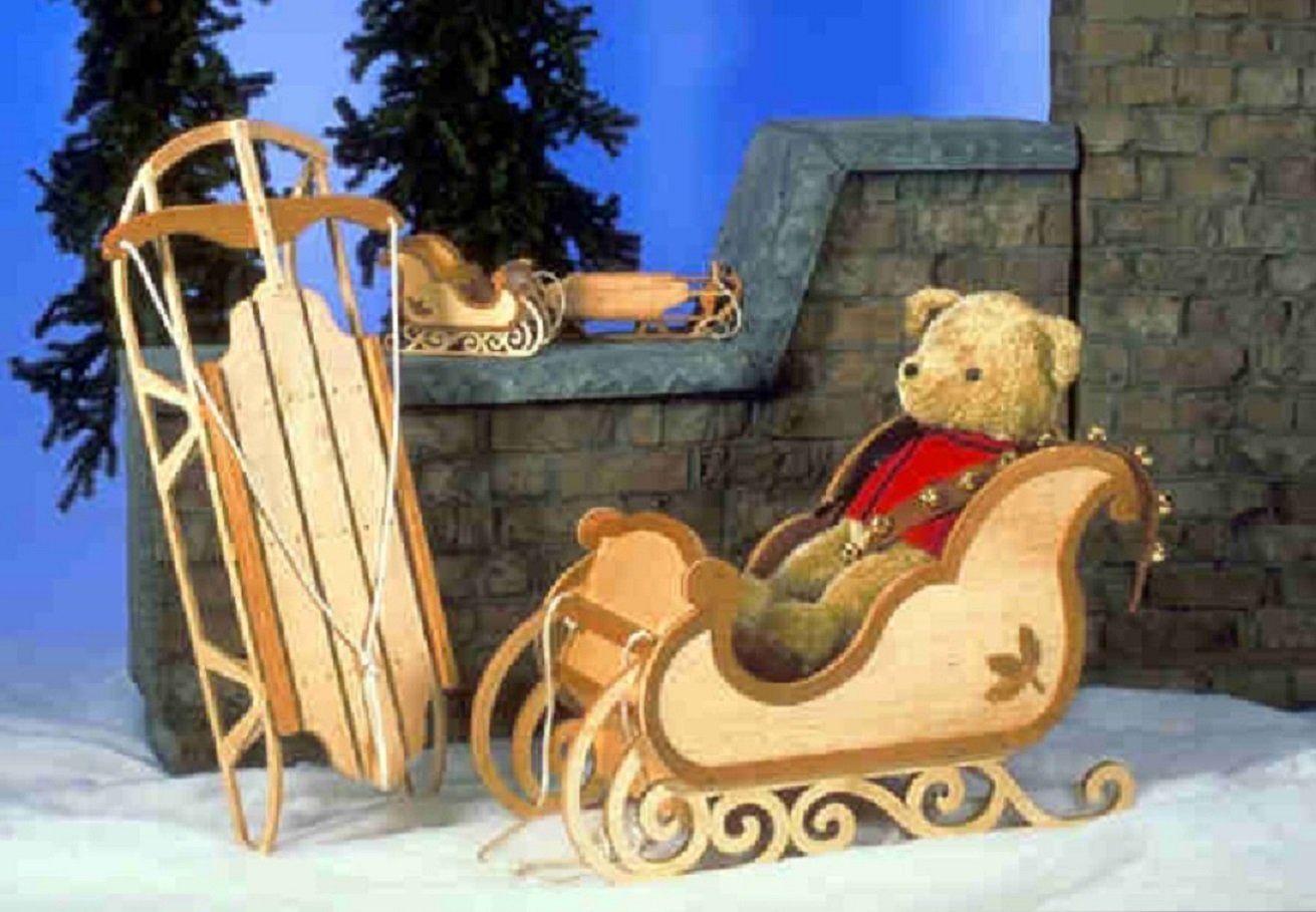 Plans To Build A Sleigh Craftsman And MAKE Build The Ultimate Santa's
