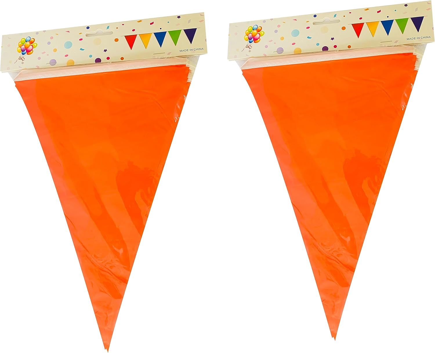 Bunting Banner 9meter String Bunting Nylon Orange Polypropylene Banners ...