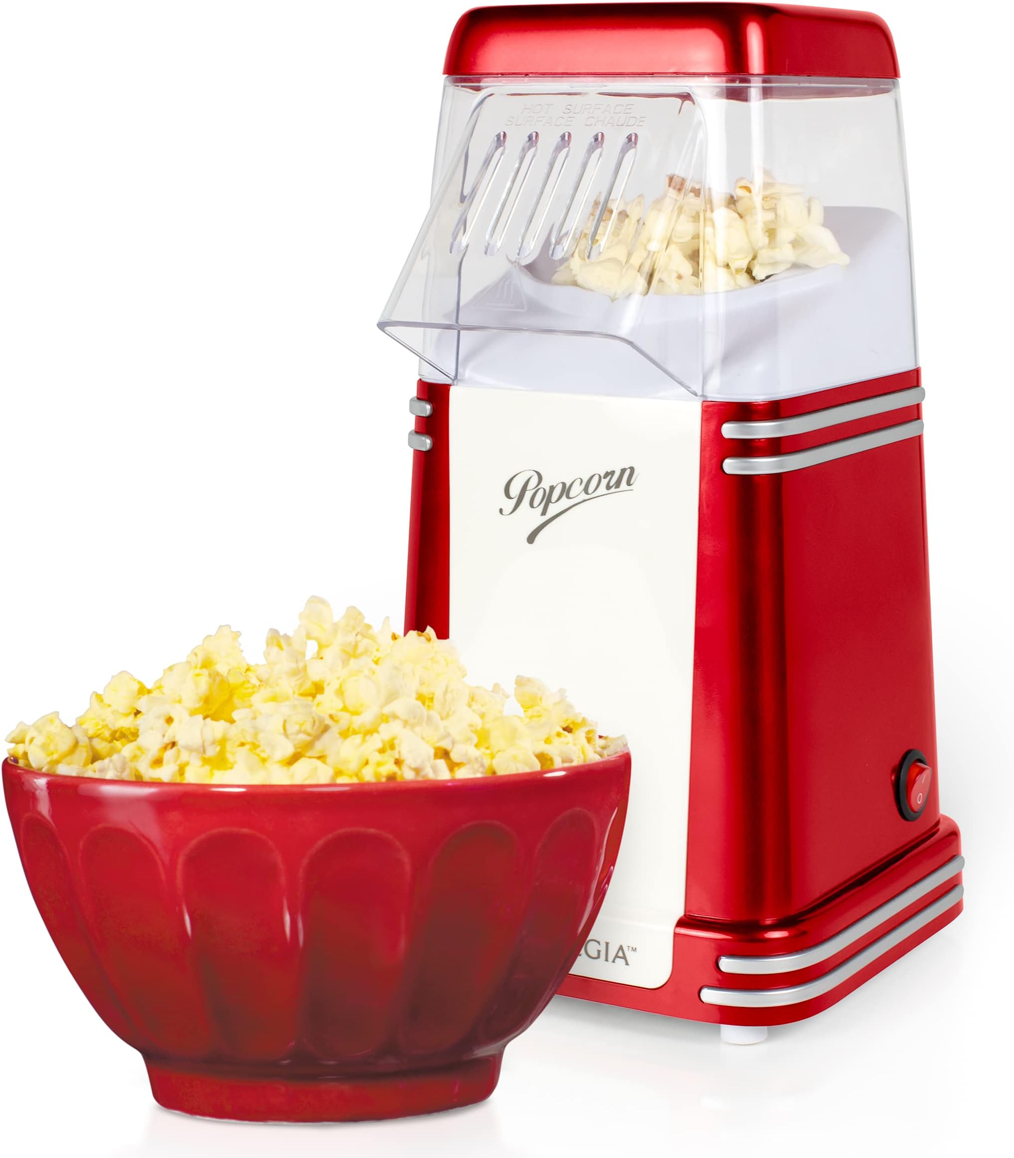 NOVELTY PLACE Retro Style Plastic Popcorn Containers for Movie Night ...