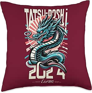 Amazon.com: Dragon Year 2024 Tatsu-doshi Astrology Japanese Dragon Red ...