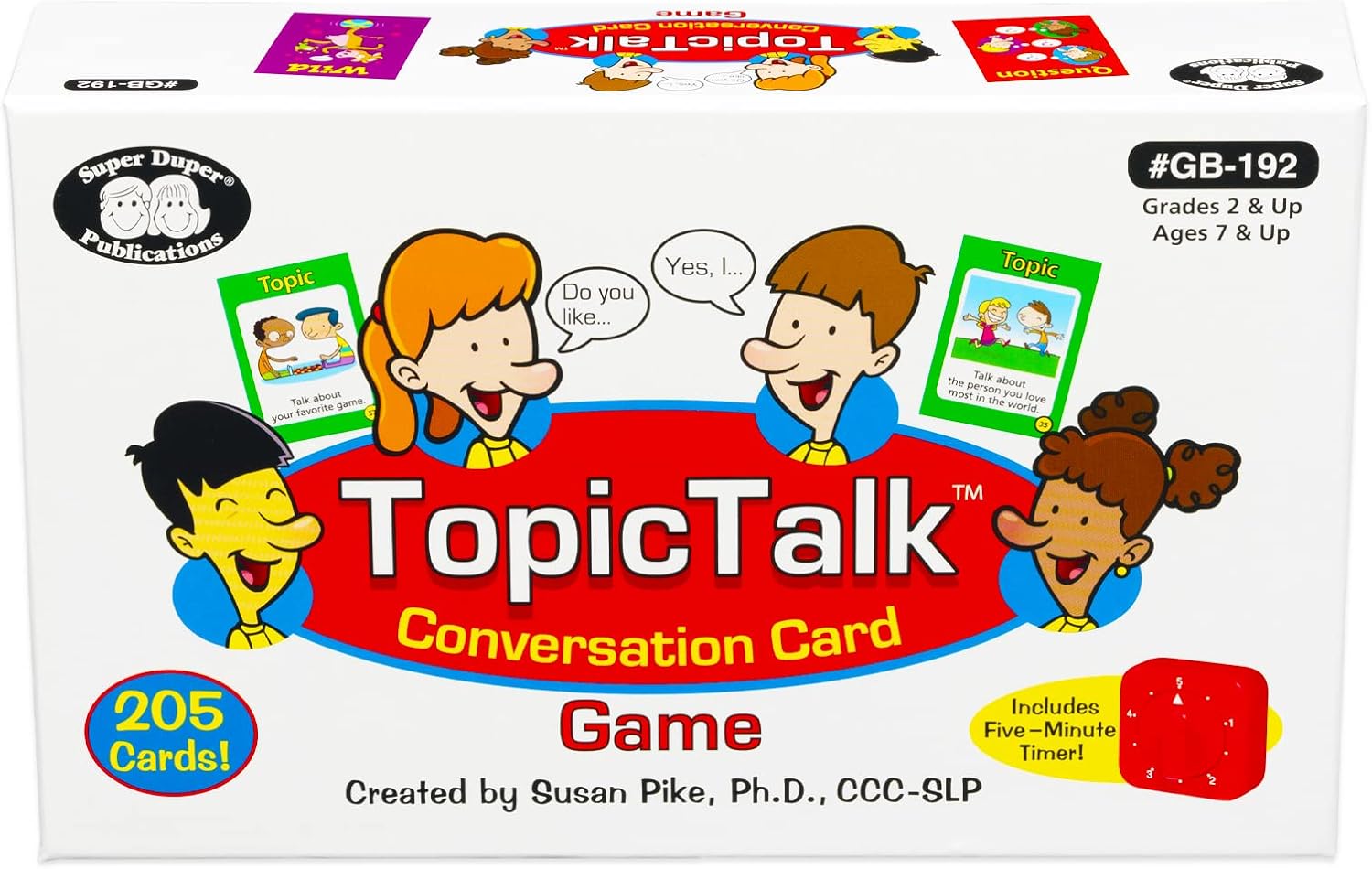 Amazon.co.jp: TopicTalk Conversation Card Game with Five Minute Timer ...