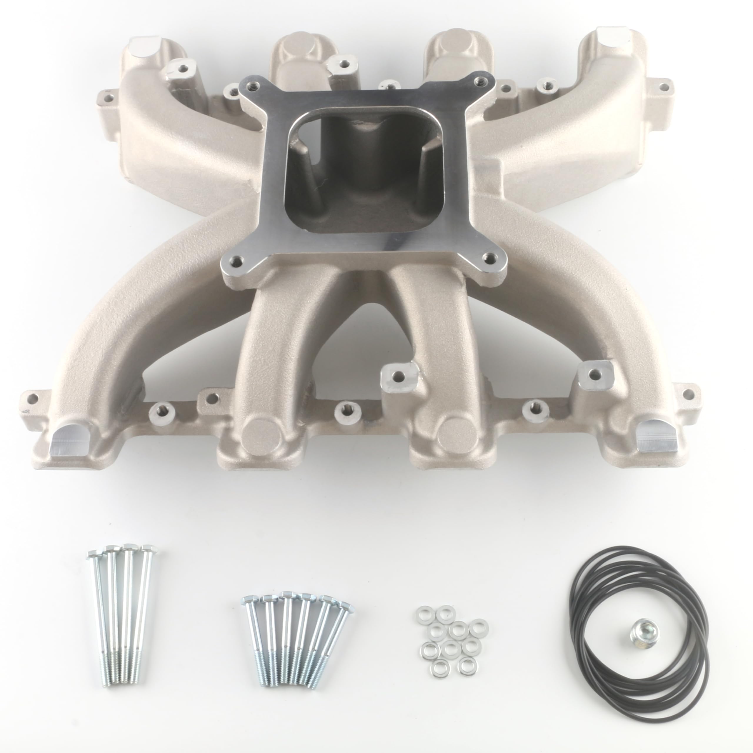 Amazon.com: HLBTK 300-132 Single Plane Carb Intake Manifold Fit for G.M ...