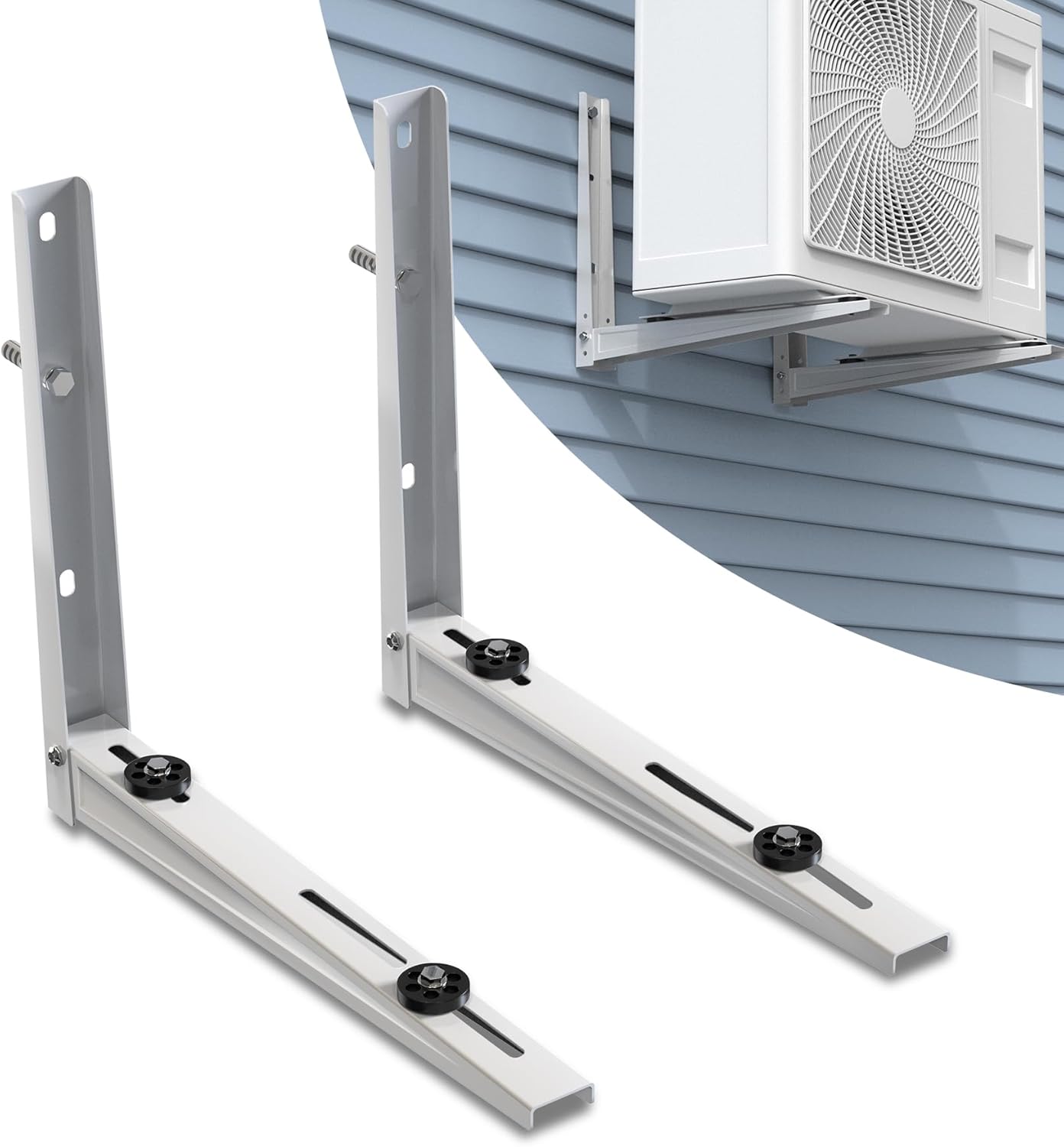 Flamorrow Mini Split Wall Mounting Bracket for 9000 - 18000 BTU ...