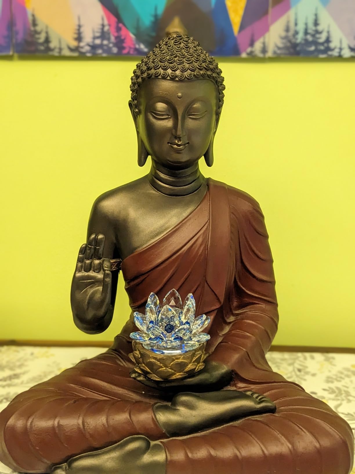 Buy Paradigm Pictures fengshui Crystal Lotus Flower (1 Piece) for ...