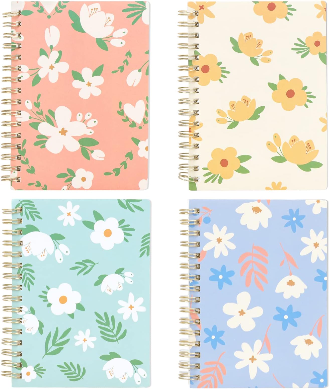 Amazon.com : EOOUT 4 Pack Small Spiral Notebook, A6 Cute Pocket ...