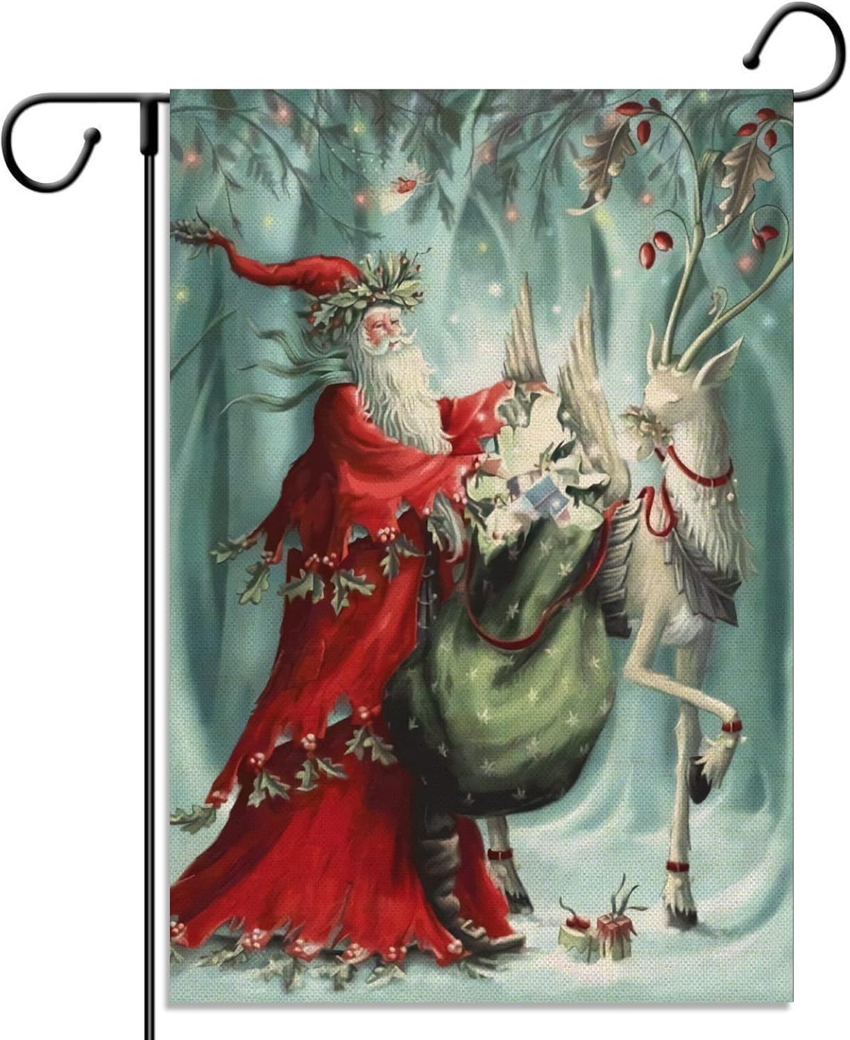 Amazon.com : Pudodo Yule Garden Flag Pagan Winter Solstice Wiccan ...