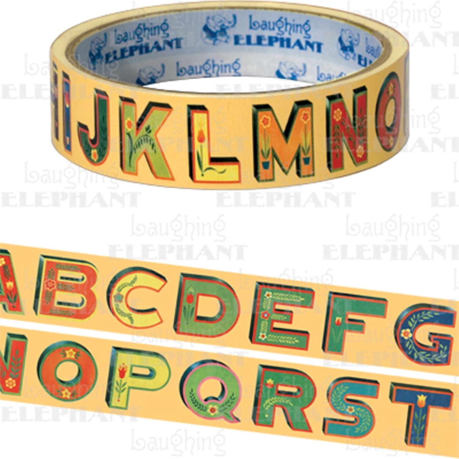 Decorative Alphabet - Tape (Decorative Tape): Blue Lantern Publishing ...