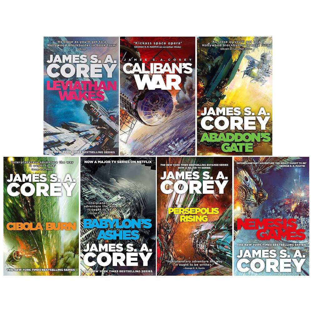 James S. A. Corey ExpanseSeries 7 Books Collection Set (Leviathan Wakes ...