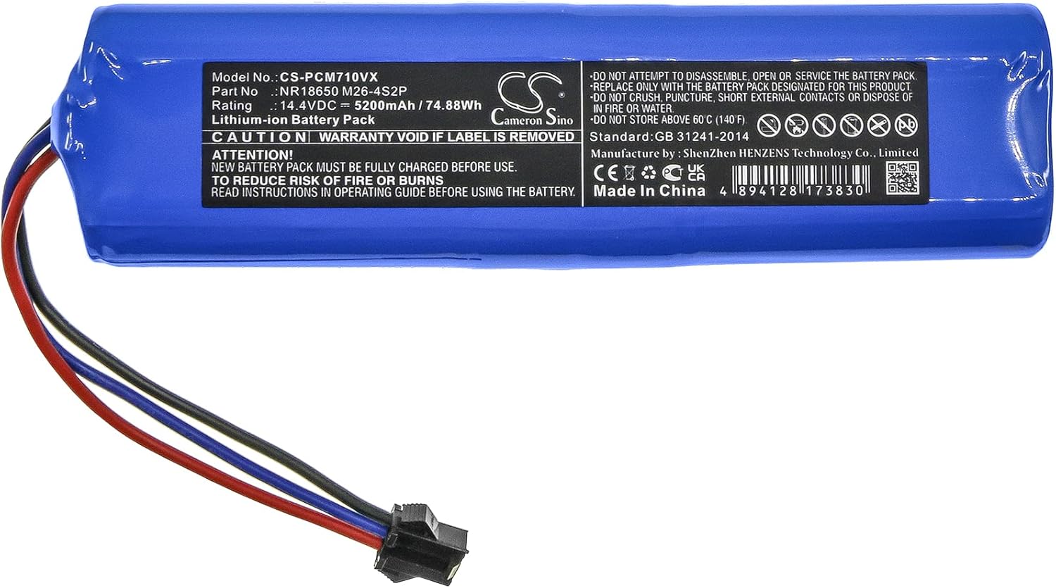 SCESMIA Replacement Battery for Viomi S9 Viomi D800 Viomi A1 Viomi ...