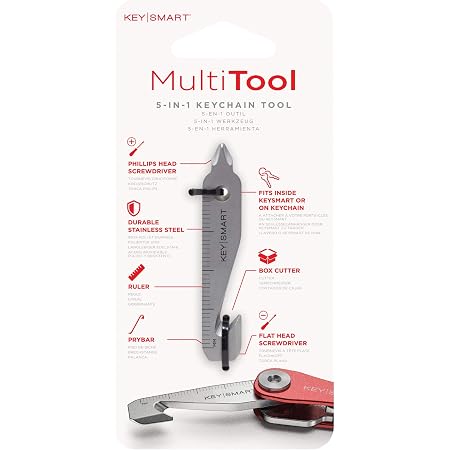 RICHARTZ KEY TOOL 16+ Multitool Schlüsselanhänger aus Edelstahl mit 16 ...