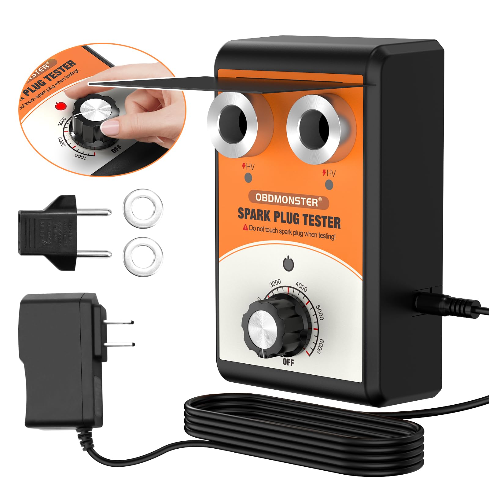 Snapklik.com : Spark Plug Tester Double Holes, OBDMONSTER Spark Plugs ...