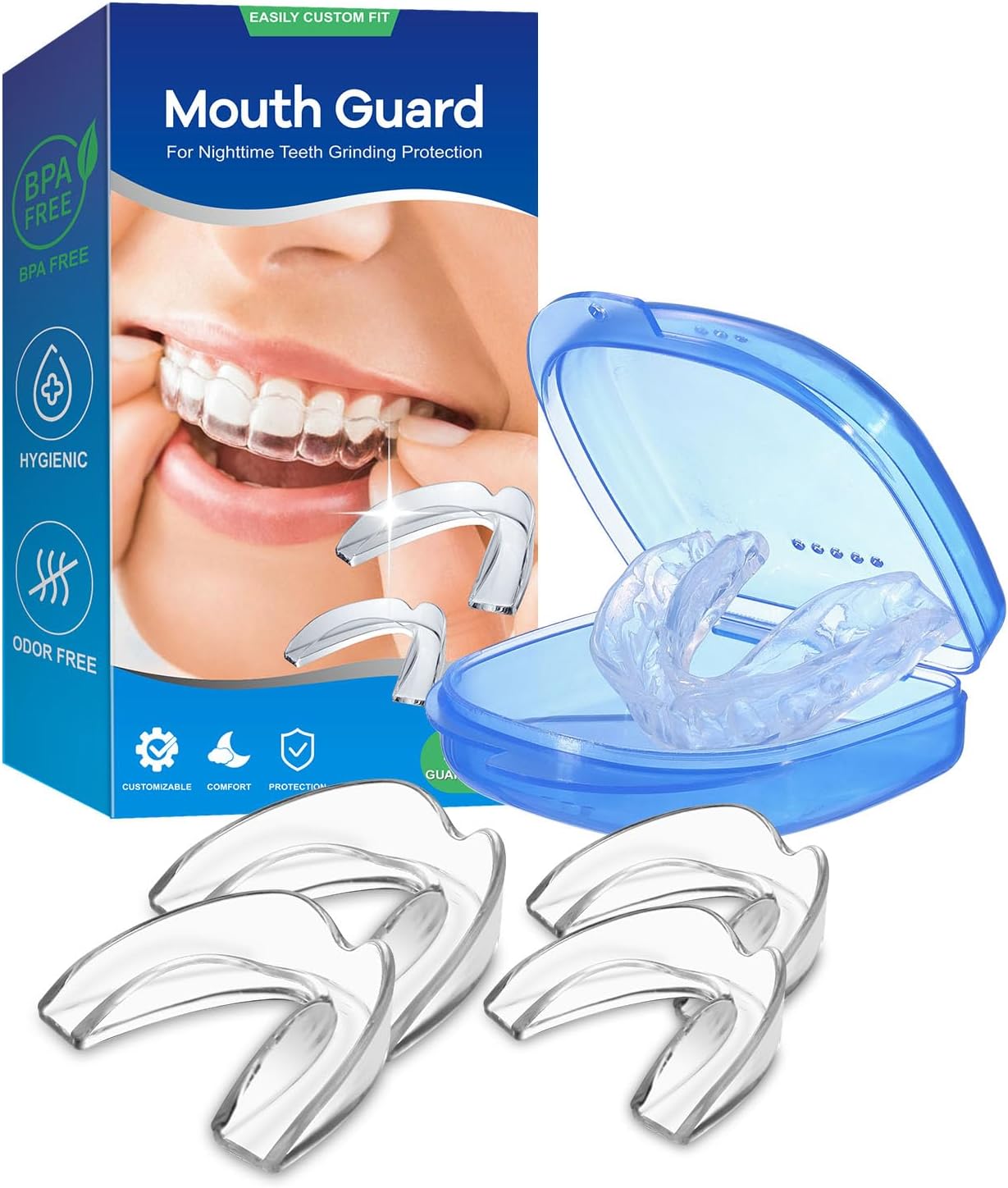 Amazon.com : Mouth Guard for Clenching Teeth at Night, Professional ...