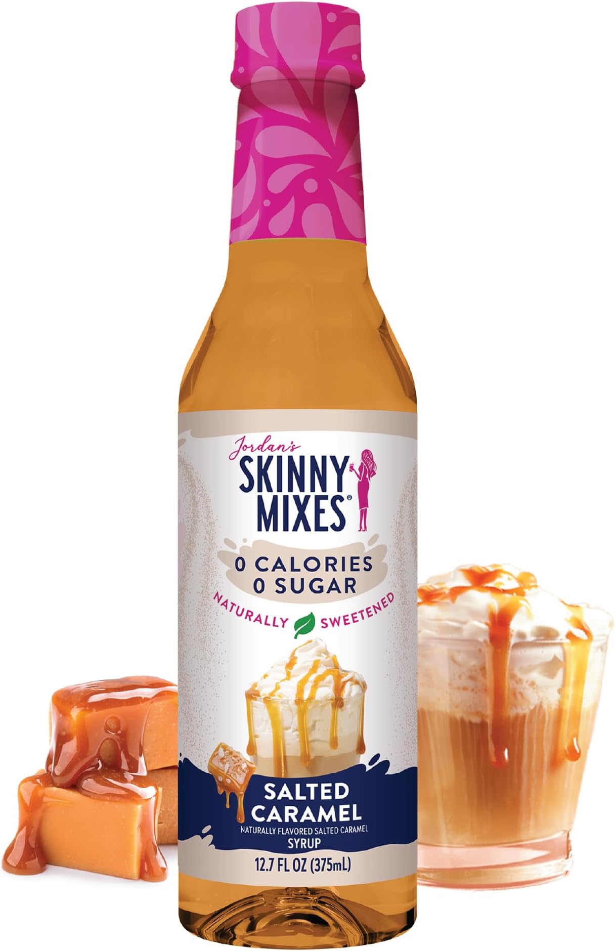 Amazon.com: Jordan's Skinny Syrups Salted Caramel Naturally Sweetened ...