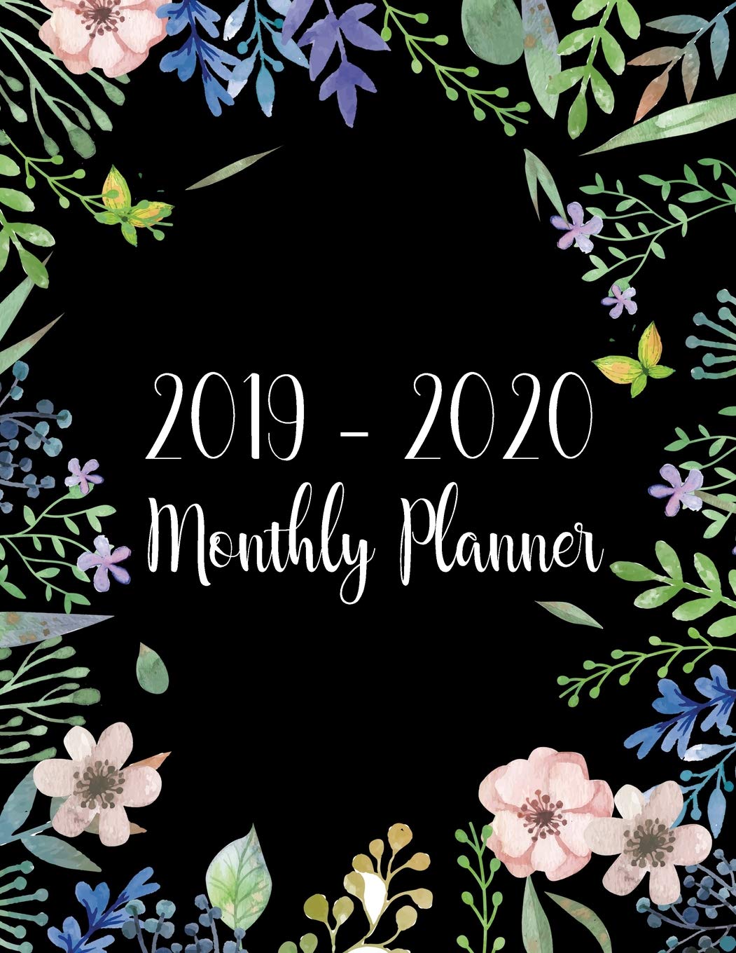 2019-2020 Monthly Planner: Two Year - Monthly Calendar Planner | 24 ...