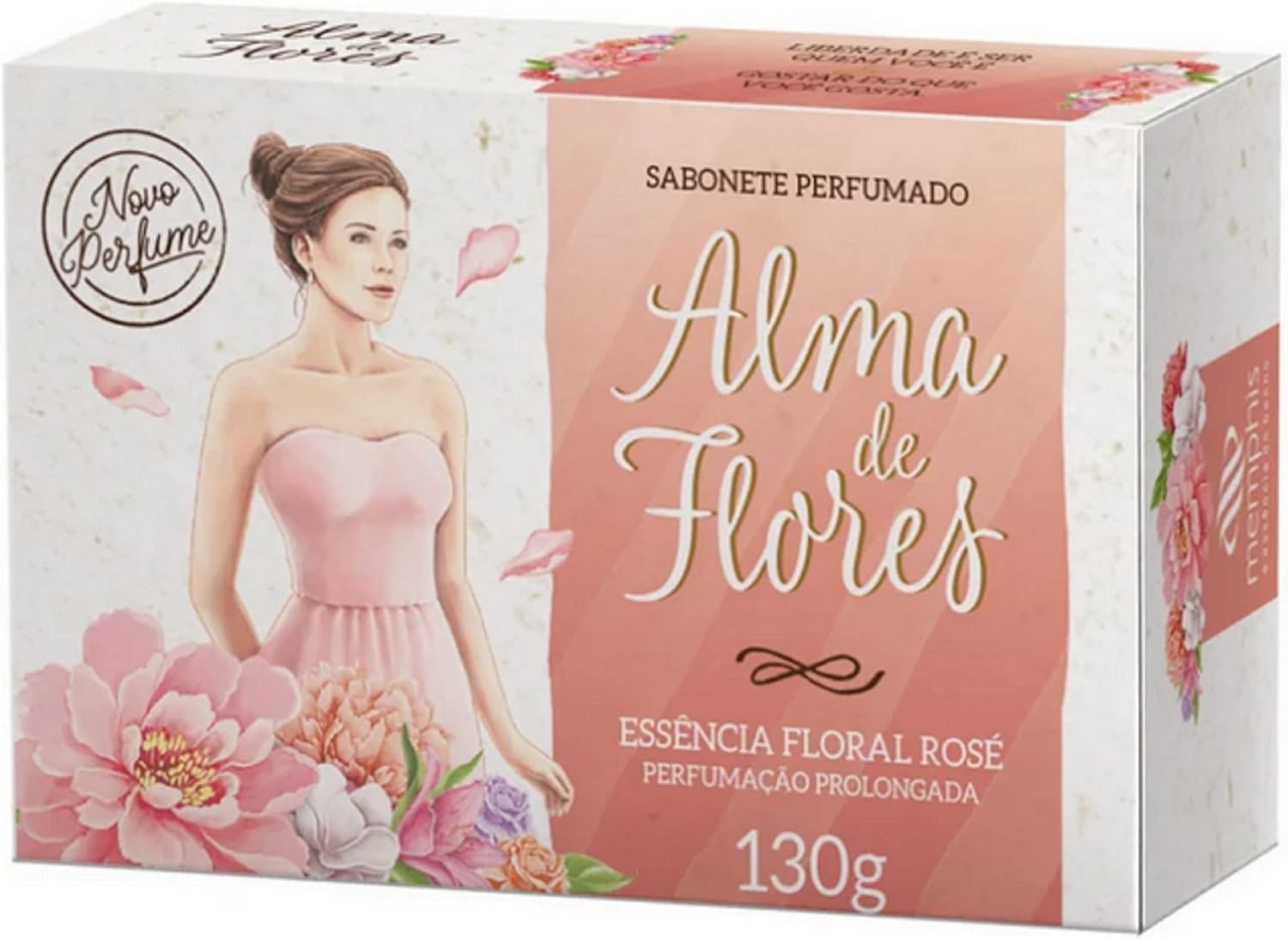 Sabonete Alma de Flores Clássico de 130G, Alma de Flores, Branco ...