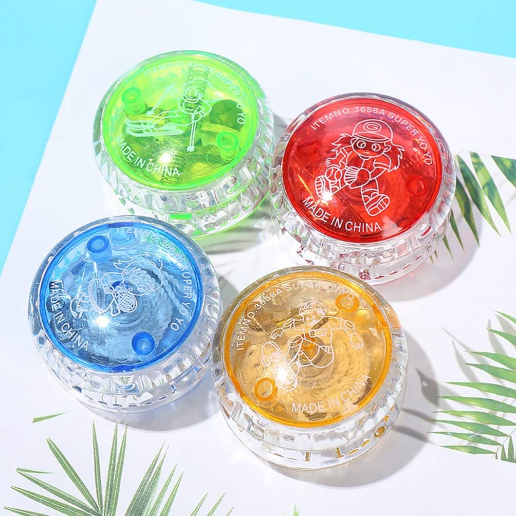 Toddmomy 5pcs LED Yoyo Toys Kids Yoyo Balls Light up Yoyo Children ...