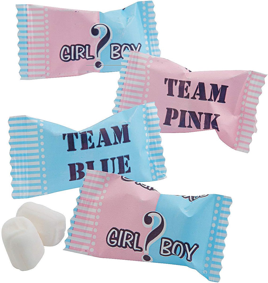 Amazon.com : Team Blue/Pink Candy Buttermints, 108 individualy wrapped ...