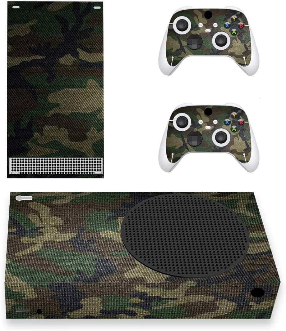 Amazon.com: PlayVital Army Green Camouflage Custom Vinyl Skins for Xbox ...