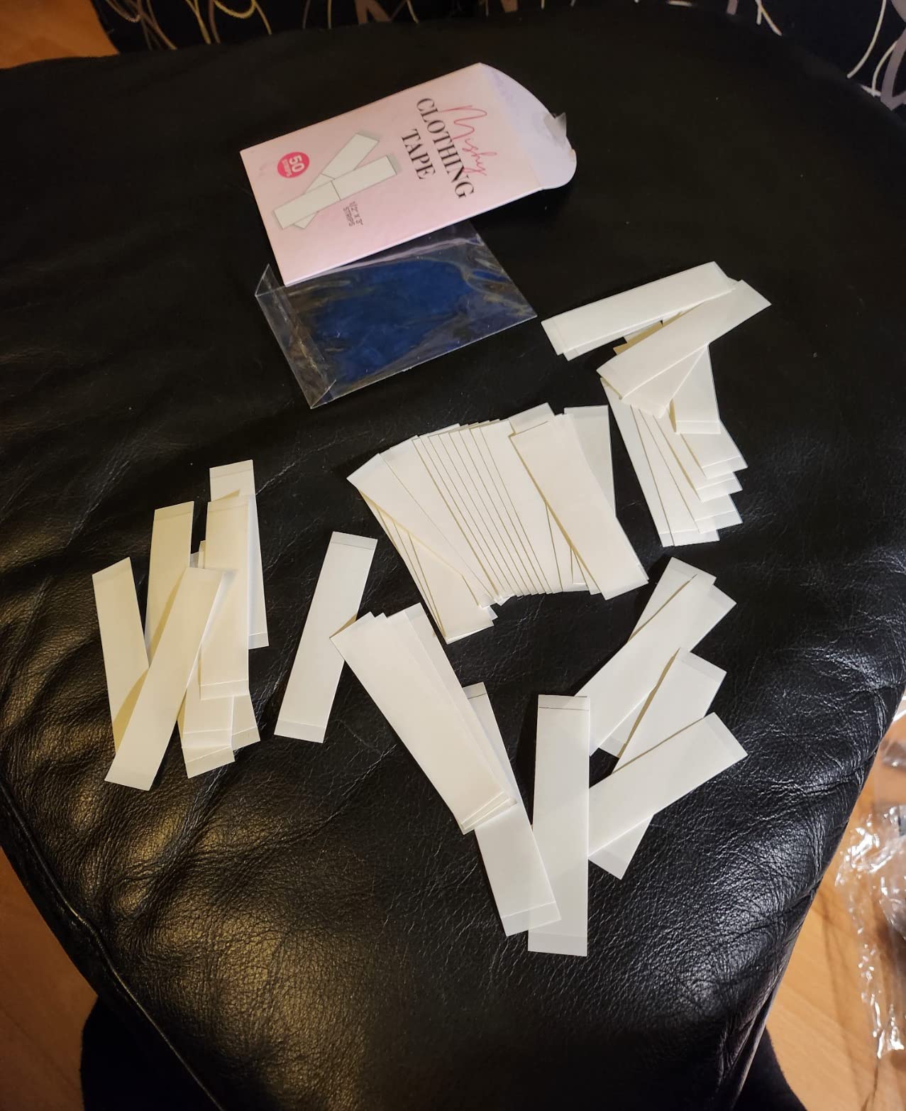 MishyUK: Fashion Fabric Tape (50 Strips) - Double Sided Tape for ...