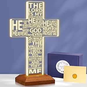 Amazon.com: OkiyiD Jesus Cross Gift, Anniversary Crystal Cross, Cross ...