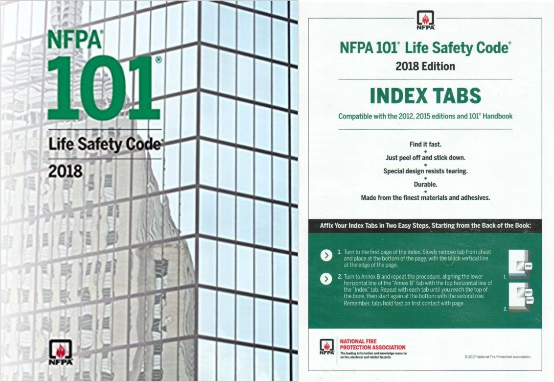 NFPA 101 2018: Life Safety Code Paperback (Softbound) con pestañas de ...