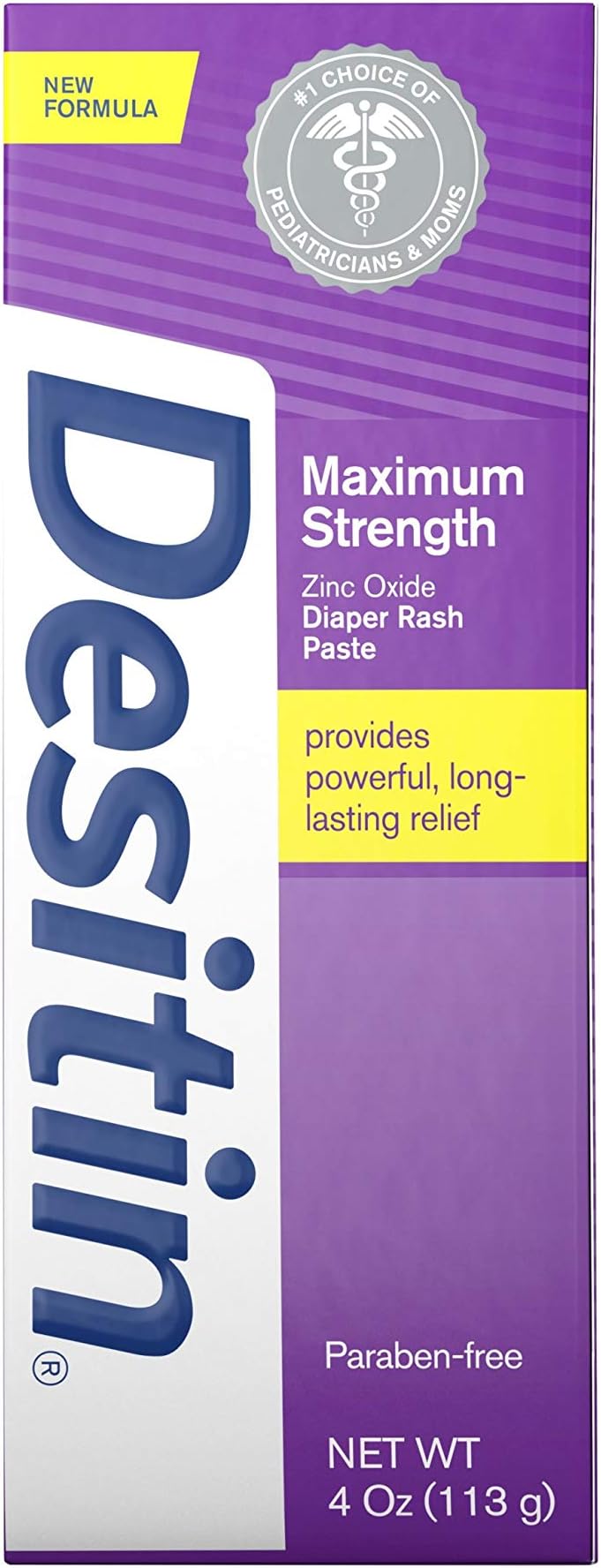 Amazon.com: Desitin Maximum Strength, 40% Zinc Oxide Diaper Rash Cream ...