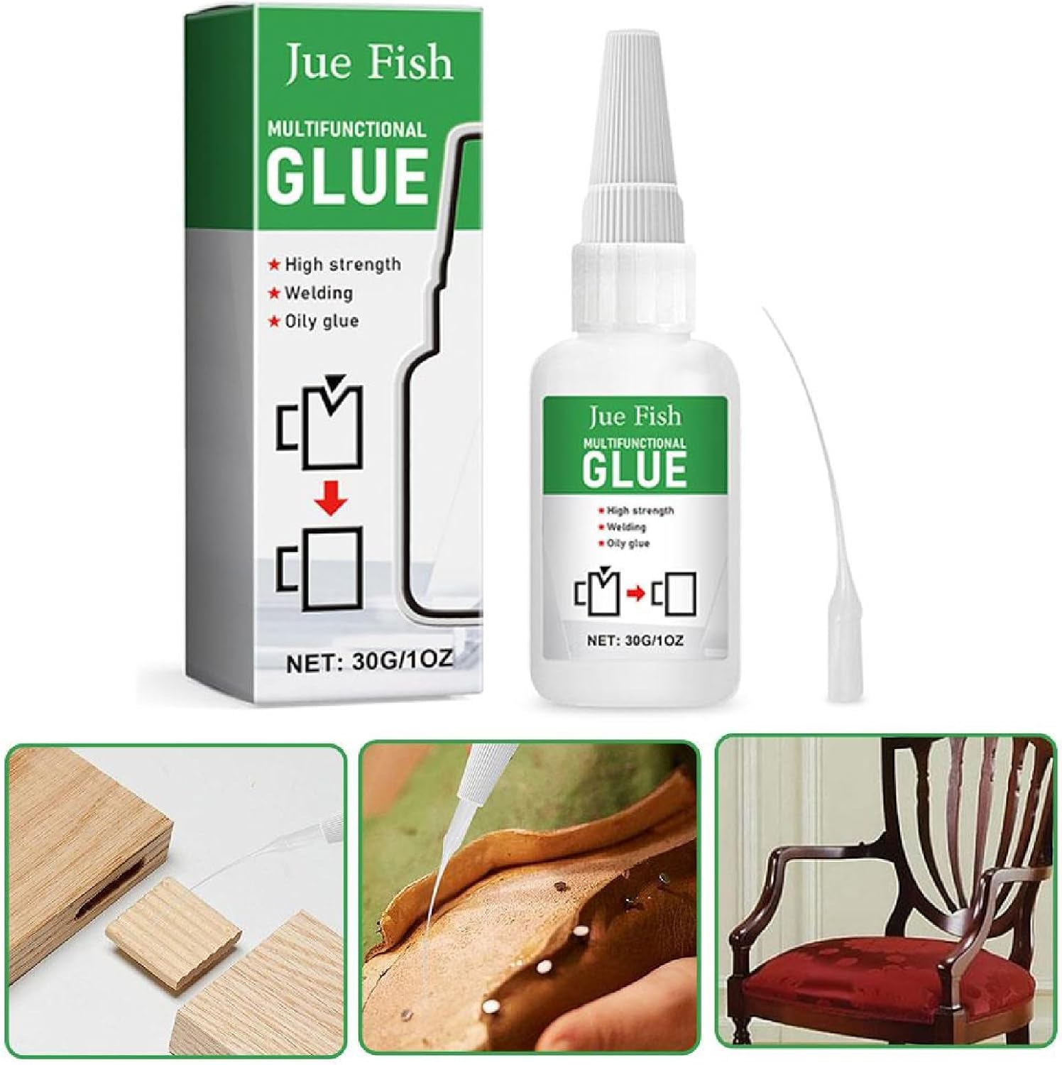Amazon.com: 1 Pcs Oily Glue Jue Fish Glue Oily Glue Welding High ...