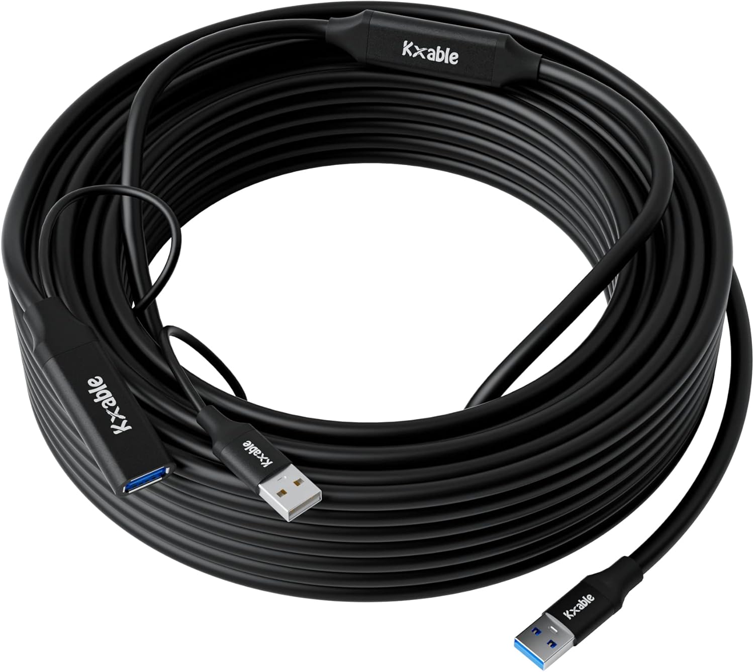 USB 3.0 Active Extension Cable 50 Feet, Type A Male to Female Extender ...
