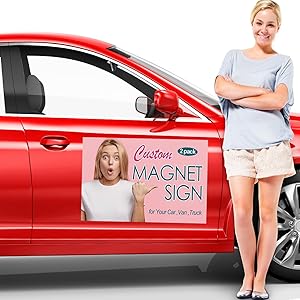 Amazon.com: 12"x18" | Custom Magnet Signs | Personalized Logo ...