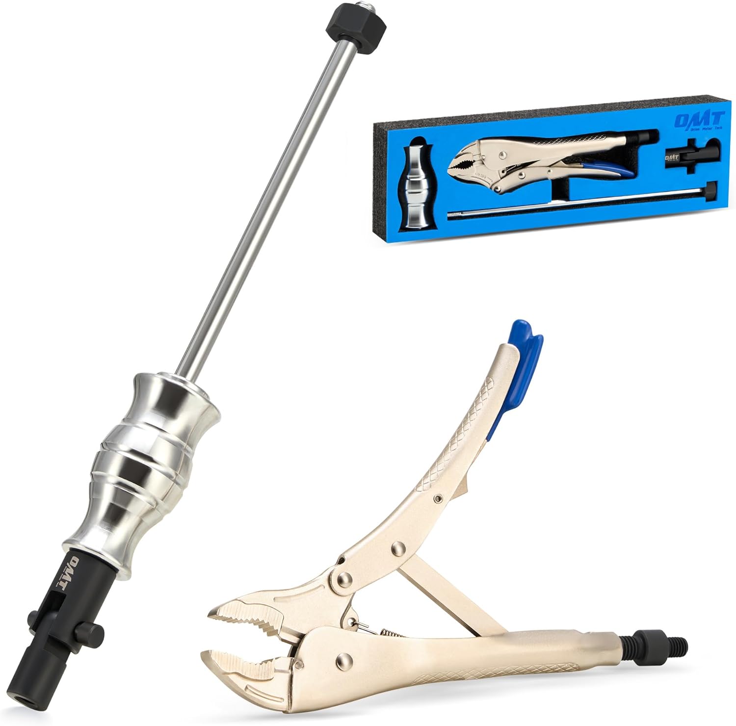 Amazon.com: Orion Motor Tech Vise Grip Slide Hammer, 9.8 in Locking ...