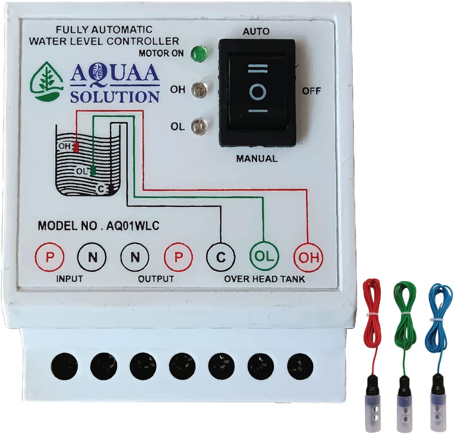 Ratnotech Fully Automatic Water Level Controller with Dry Run : Amazon ...