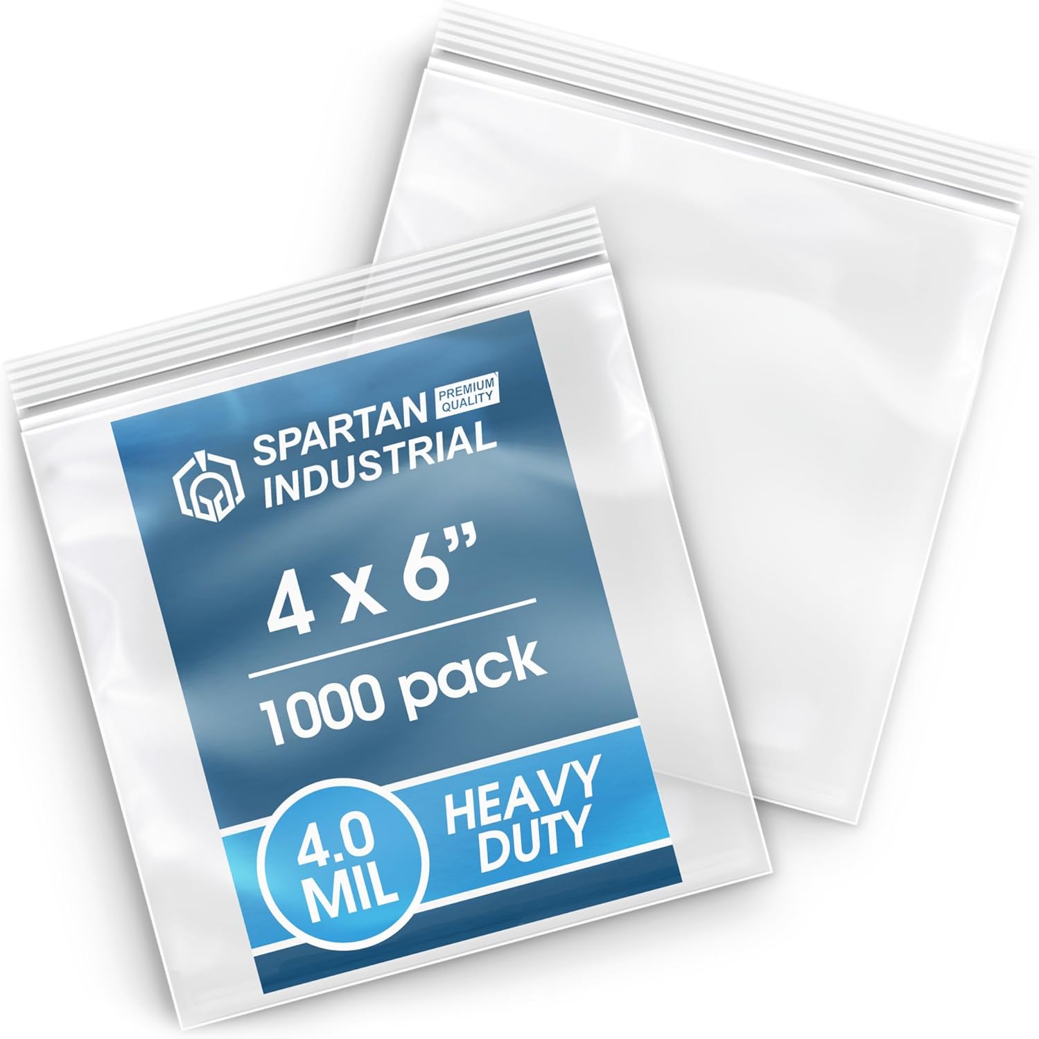 Amazon.com: Spartan Industrial - 4" X 6" Zip Top Resealable Bags With ...