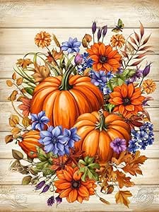 Amazon.com: CR7 Fall Pumpkin Diamond Art Painting Kits for Adults ...