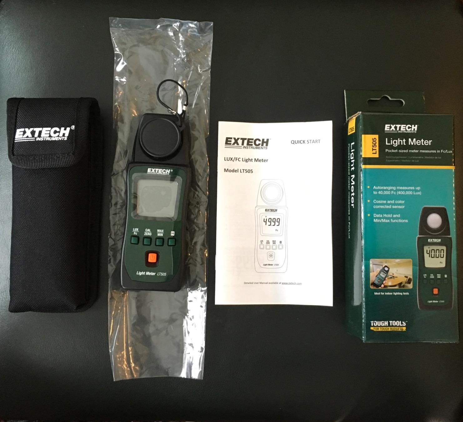 Amazon.com: Extech LT300 Light Meter & LT40 LED Light Meter ...