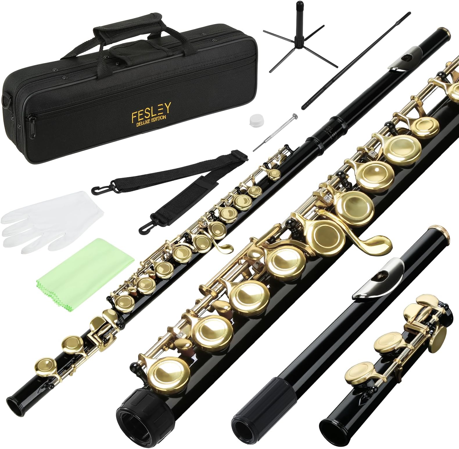 Amazon.com: Nuvo Student Flute, Black (N230SFBK) : Musical Instruments