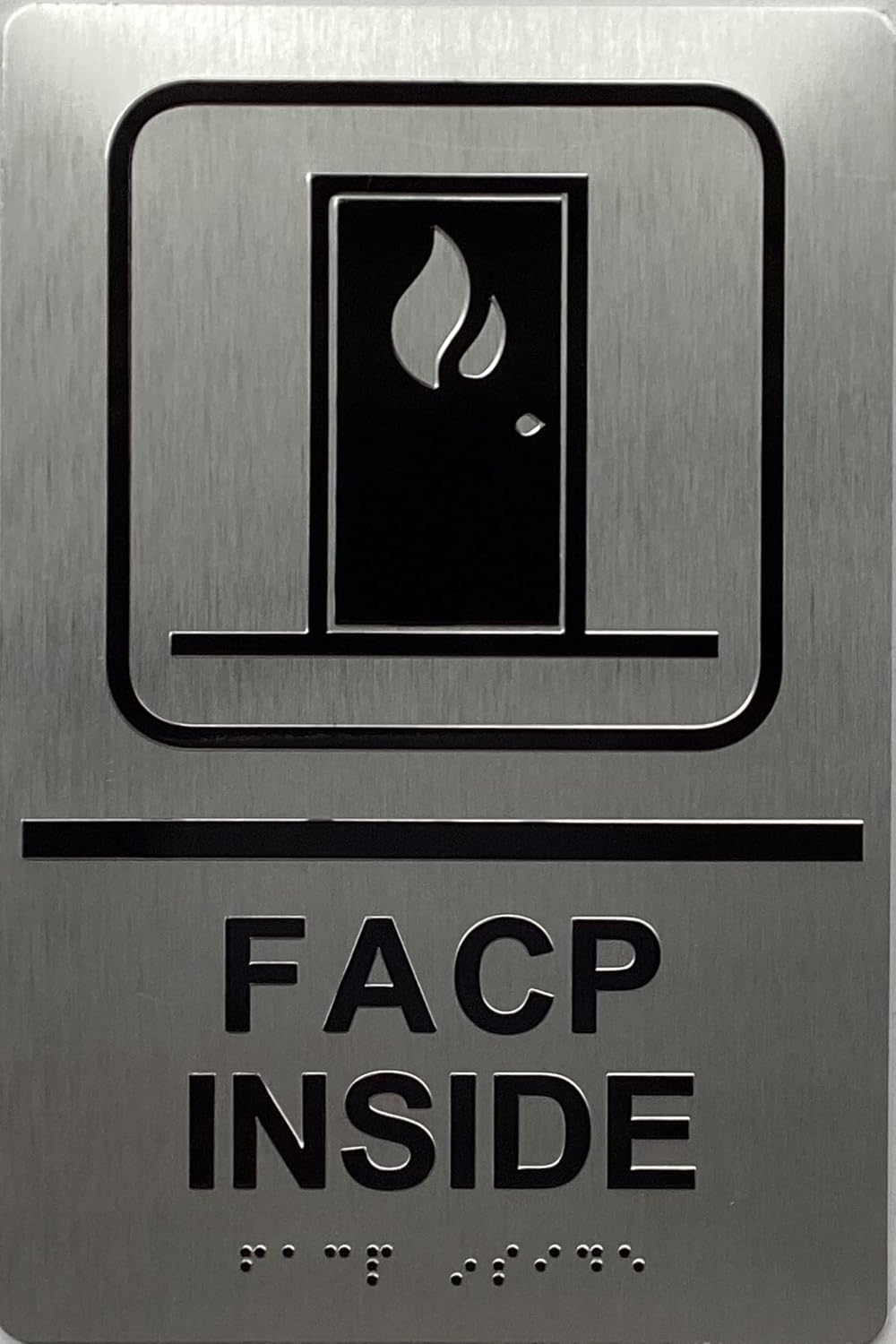 Amazon.com: FACP INSIDE / fire alarm control panel inside SIGN Raised ...