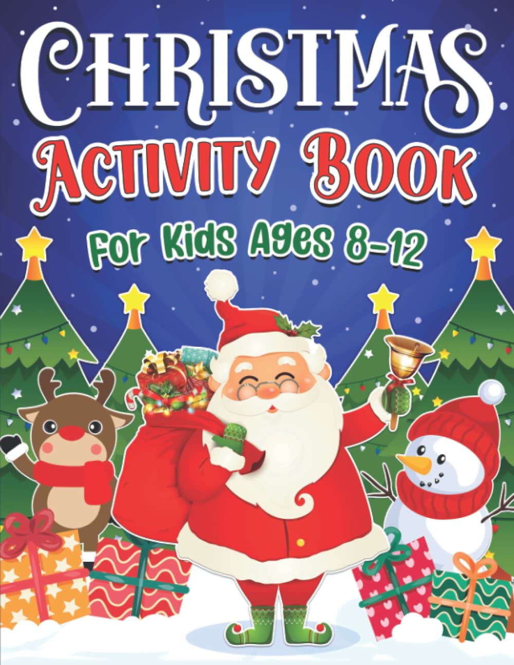 Christmas Activity Book for Kids Ages 8-12: A Fun Kids Christmas Theme ...