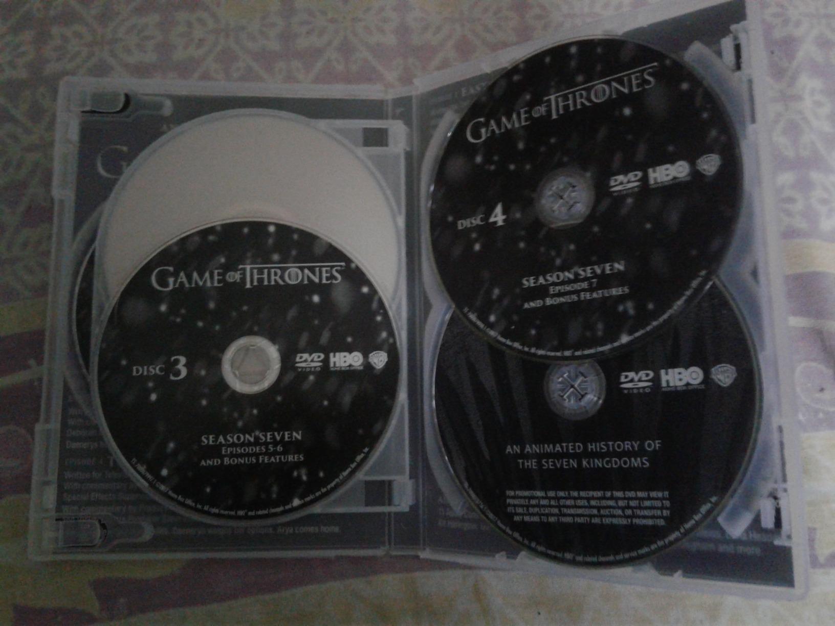 Game of Thrones: The Complete Season 7 + Bonus Disc Includes Conquest ...