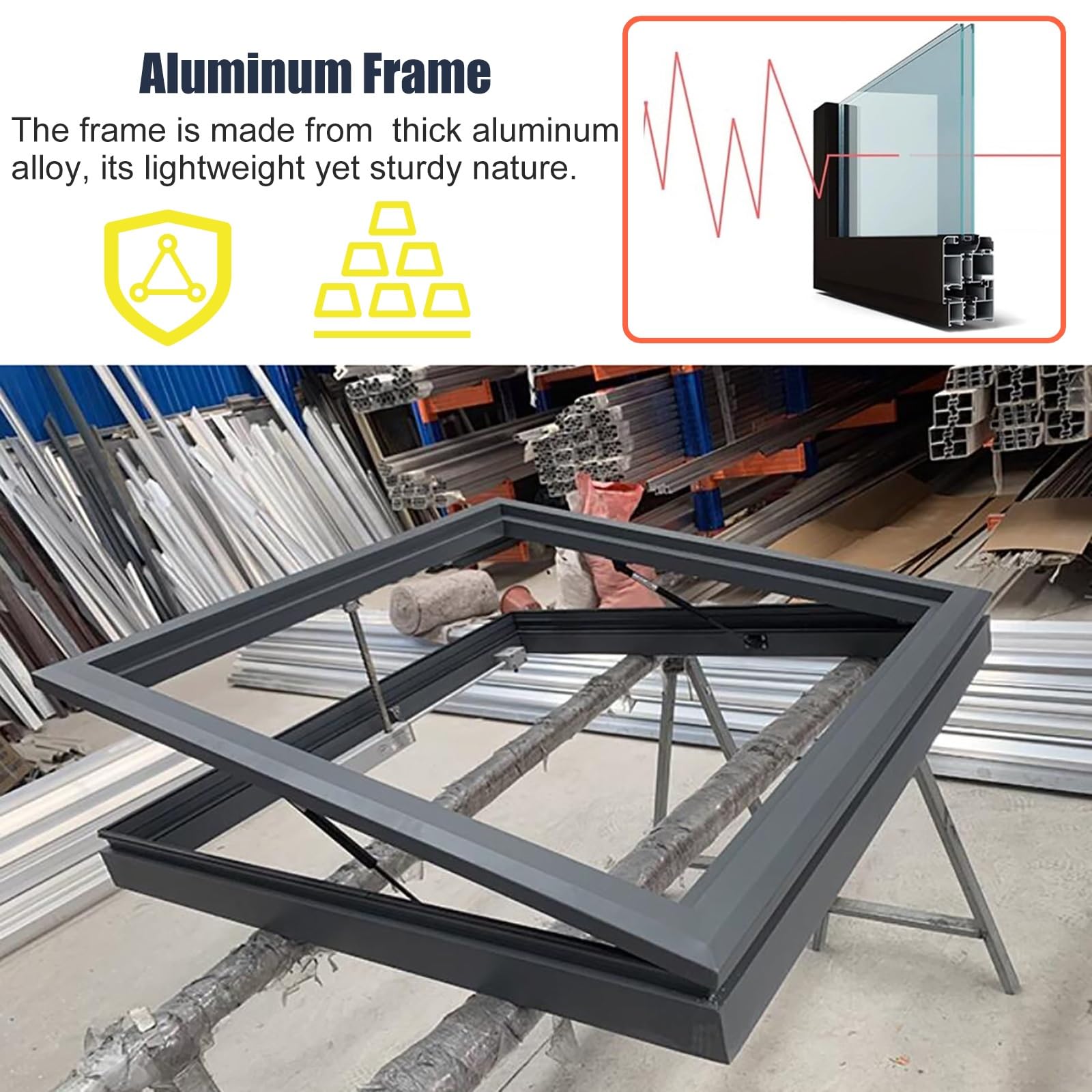 Cellar Doors Basement Custom Skylight - Double Glazed Roof Access Door ...
