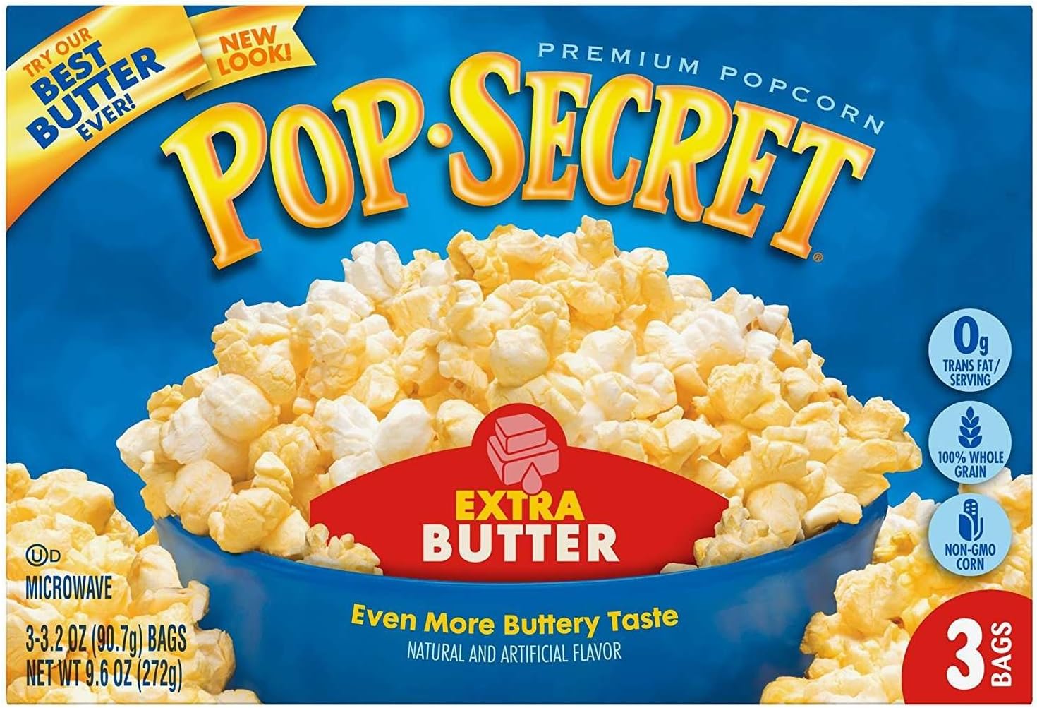 Amazon.com: Pop Secret Microwave Popcorn, Movie Theater Butter, 6-Count ...
