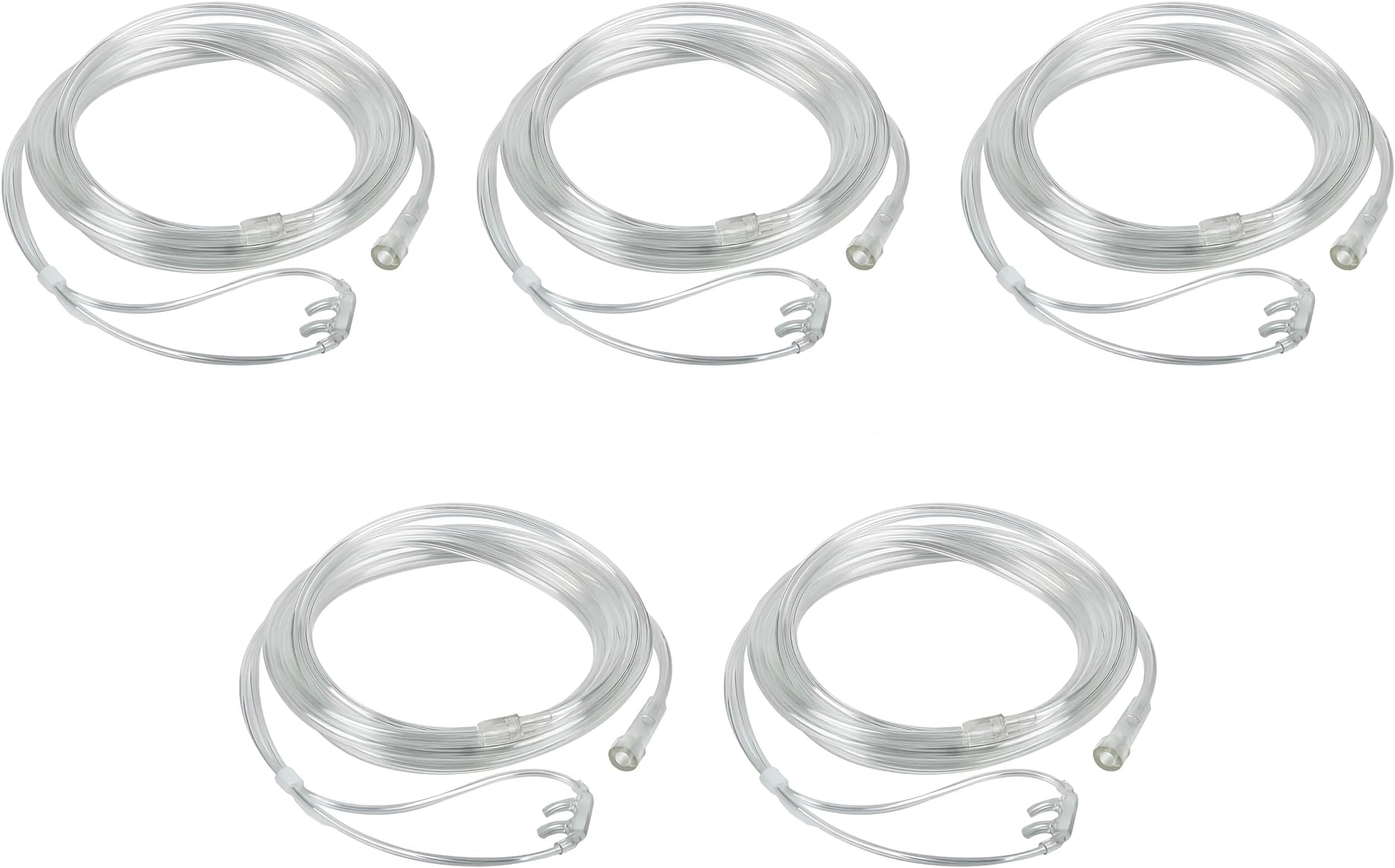 Amazon.com: 7 Foot Oxygen Nasal Cannula - 5 Pack Soft Fit Cannulas for ...