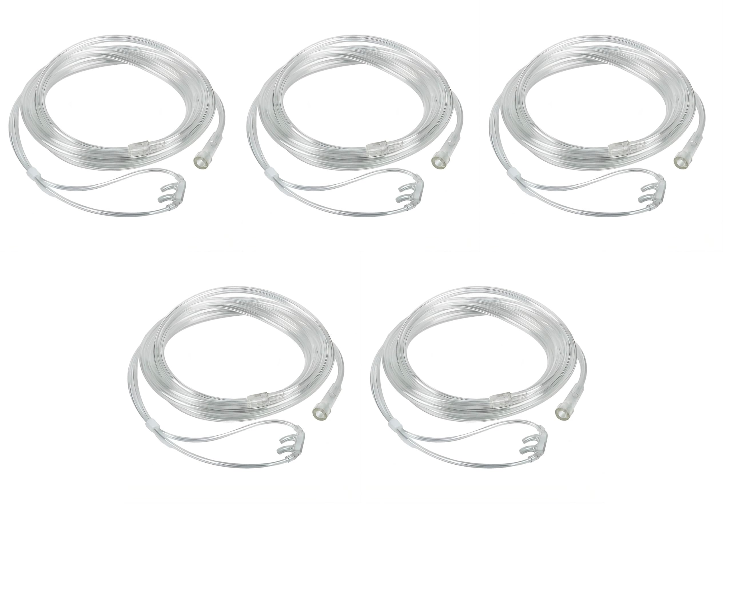 Amazon.com: 7 Foot Oxygen Nasal Cannula - 5 Pack Soft Fit Cannulas for ...