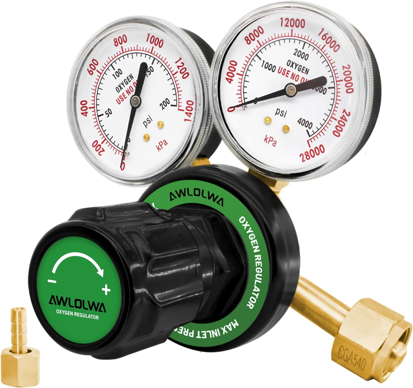 VICTOR Heavy Duty Oxygen Regulator Model: 350-125-540 - Delivery Rate ...