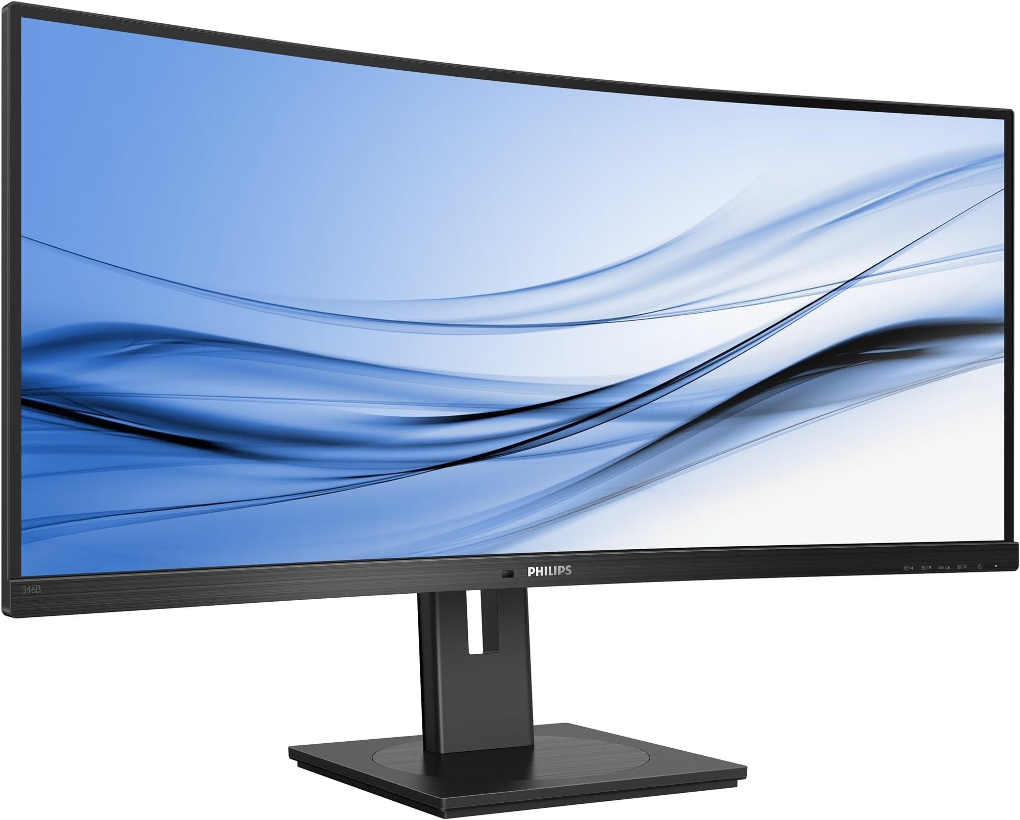 PHILIPS 346B1C- 34 inch WQHD Curved Monitor, 100Hz, 4ms, VA, USB-C dock ...