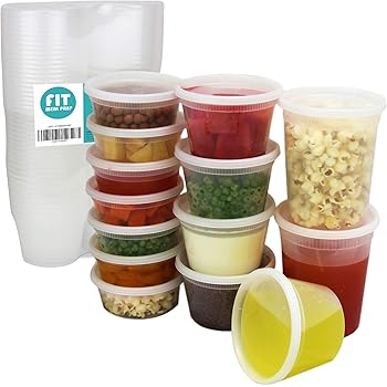 Amazon.com - [36 Pack, 3 Sizes] Food Storage Containers with Lids ...