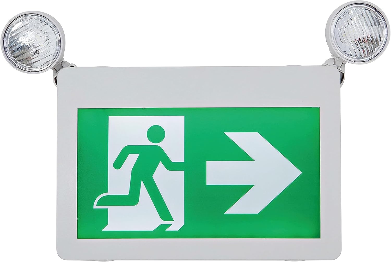 TANLUX Running Man Exit Sign with Emergency Lights, LED Emergency Exit ...