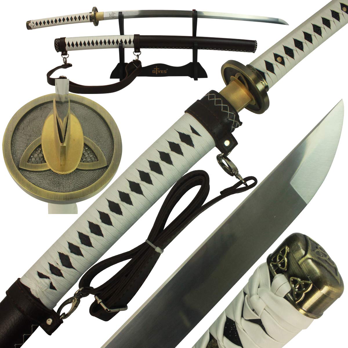 Buy DTYES Michonne Sword Fully Functional Walking Dead Samurai Sword ...