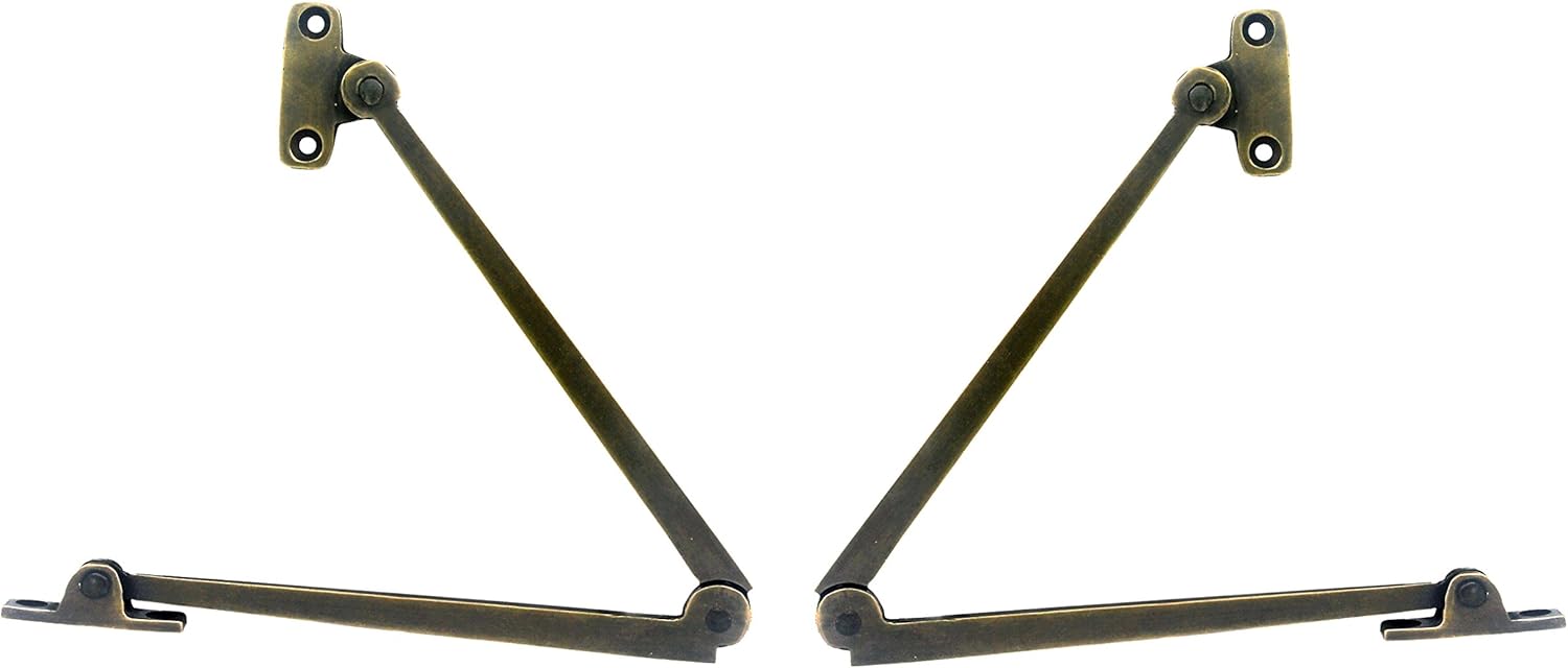 Heavy Gauge Solid Brass Lid Stay Set Left and Right - Amazon.com