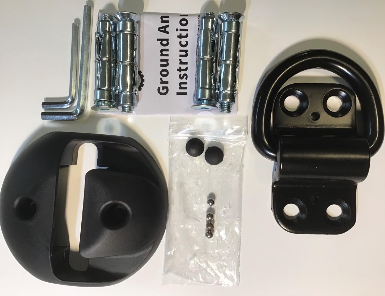 Amazon.com: AKM Security Heavy Duty Ground Anchor Floor or Wall Anchor ...