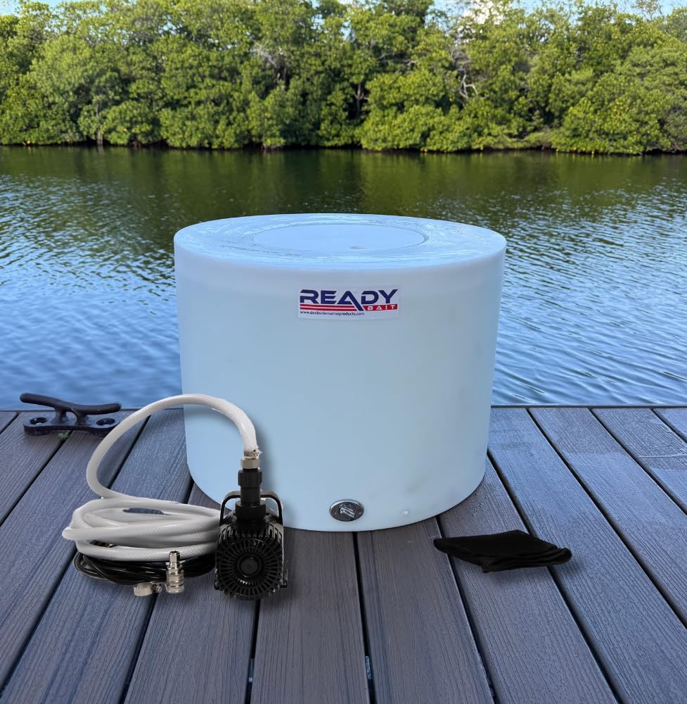 Amazon.com : Ready Bait 30-Gallon Livewell Tank and Pump System for ...
